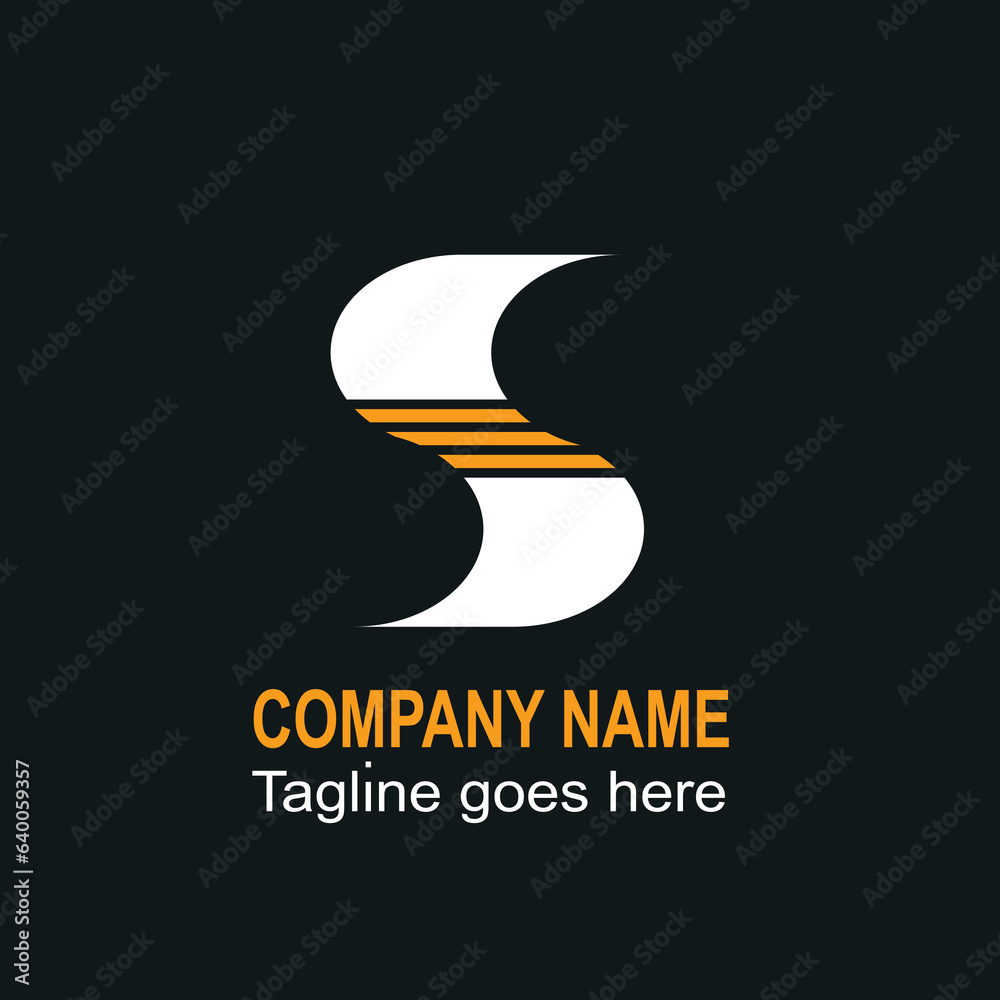 S Logo. CMYK color mode. Editable color. Free font used. Vector EPS ...