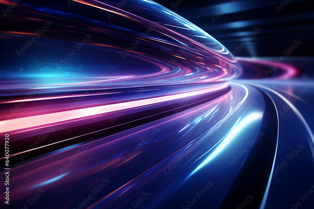 Hyperloop train, background of a magnetic levitation train, the fastest ...