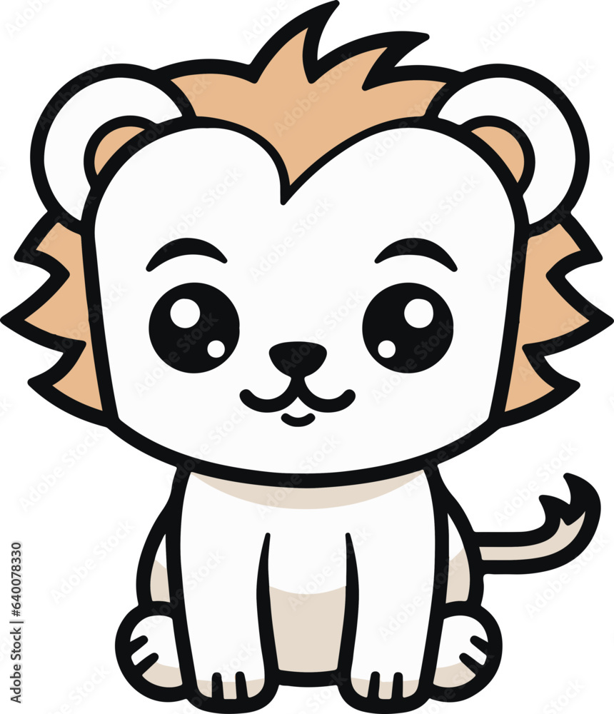 Baby Lion SVG, Cute Lion SVG, Lion Cub SVG, Lion Eyes svg, Chibi Lion ...