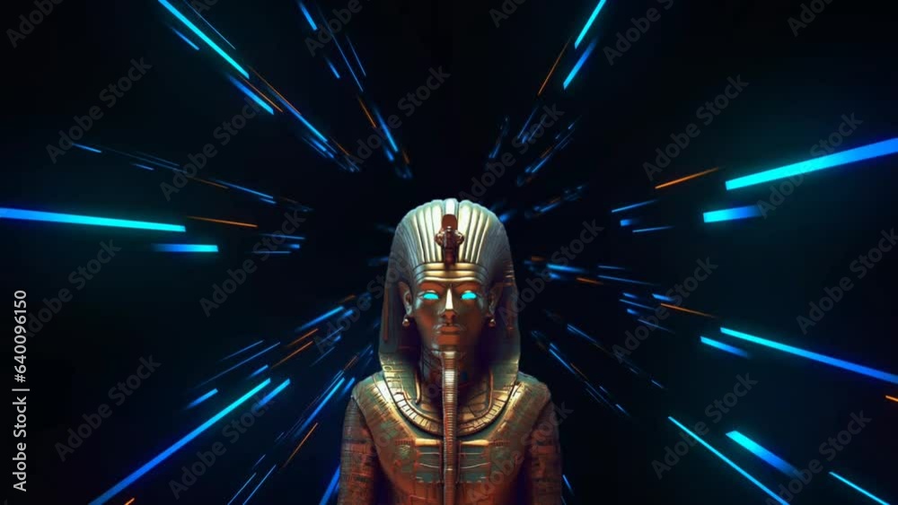 Pharaoh Egypt Pyramids, Animation Psychedelic Ancient Egypt Pyramid ...