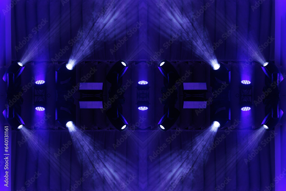 Abstract texture background for design. Stage light and smoke on stage ...