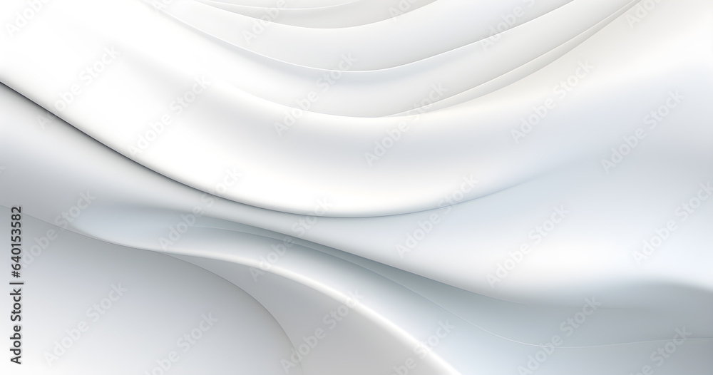 Abstract white background, elegant white gradient wave background ...