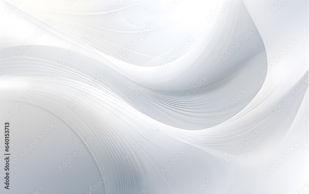 Abstract white background, elegant white gradient wave background ...