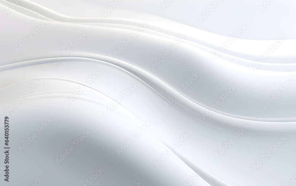 Abstract white background, elegant white gradient wave background ...