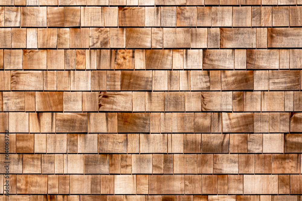 Shingle red cedar wooden shake wood siding row roof panel made of larch ...