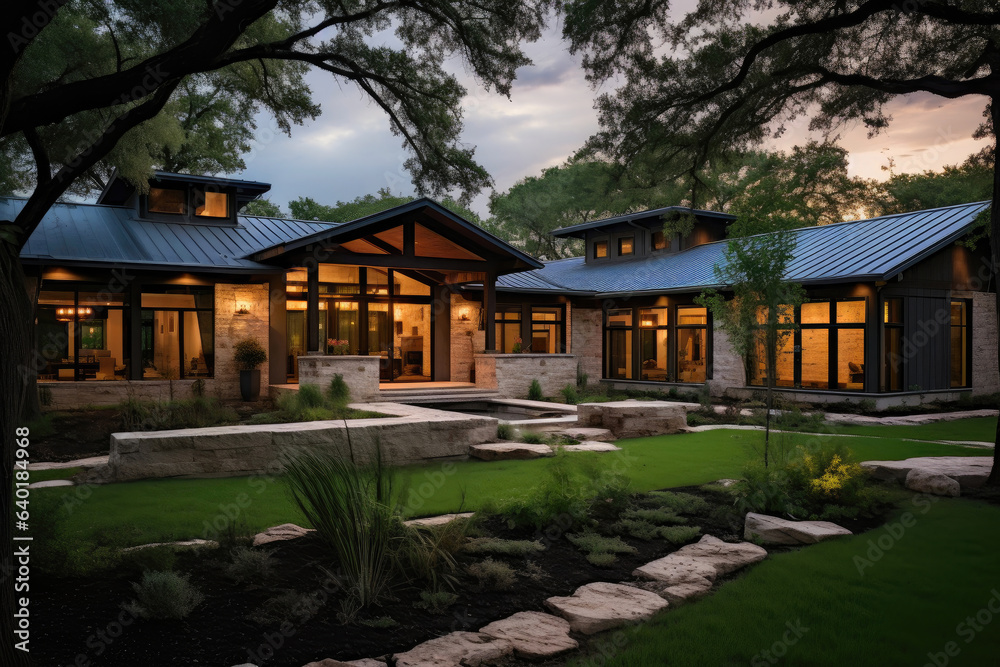 Embracing the Texan Dream: A Sprawling Ranch Home on Expansive Grounds ...
