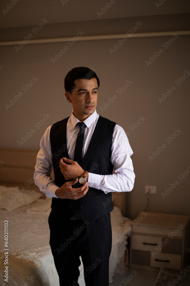 This captivating image showcases a man boldly defying societal norms by ...