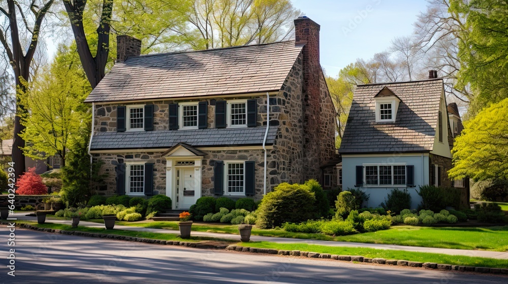 Discovering Dutch Colonial Architecture: The Historic House in Spring ...