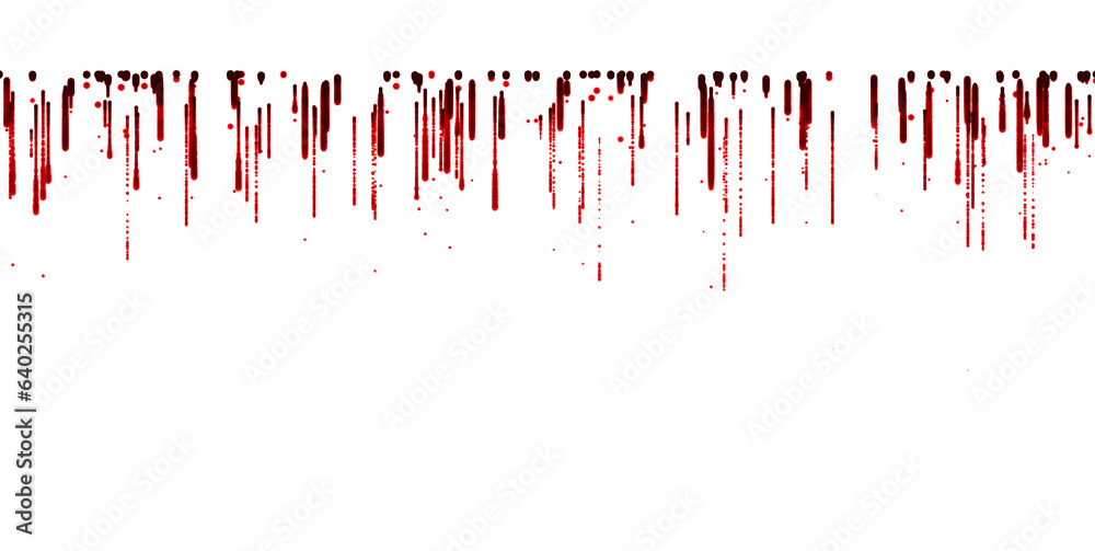 Red blood flowing, Isolated transparent background, Alpha Channel ready ...