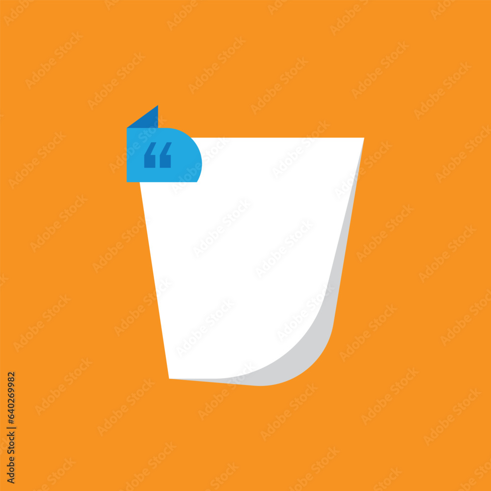 Quote remark frame. Quotation frame, quote and mention quotation remark ...