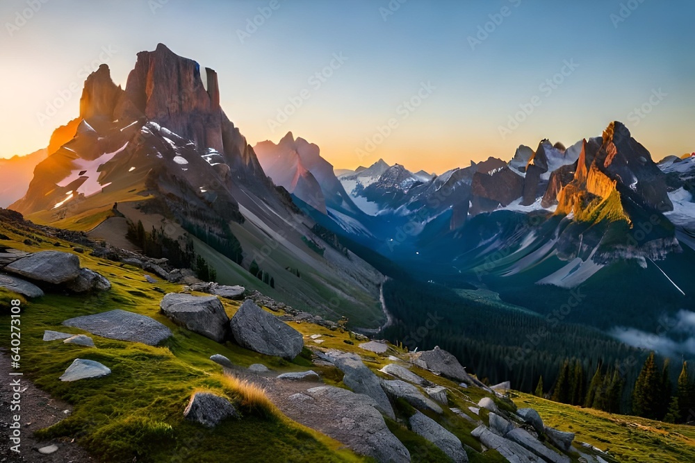 Mountains stand as towering symbols of nature's grandeur and power ...