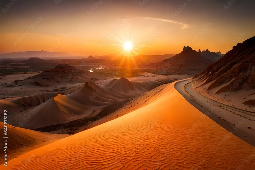 Foto de Deserts, though seemingly barren, host a unique beauty shaped ...