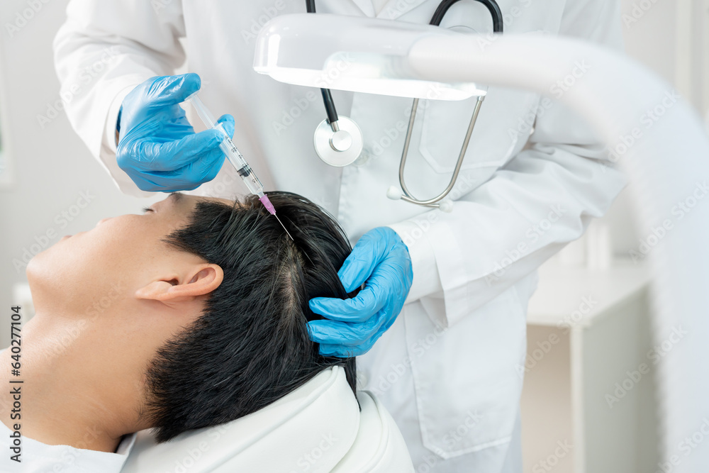 Specialist of hair injection hair tonic for Asian man, damaged hair ...