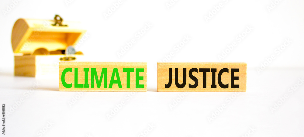 Climate justice symbol. Concept words Climate justice on beautiful ...