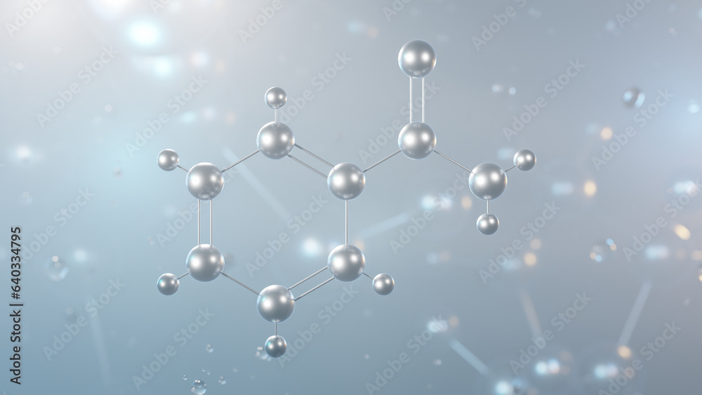 benzamide molecular structure, 3d model molecule, amide derivative ...