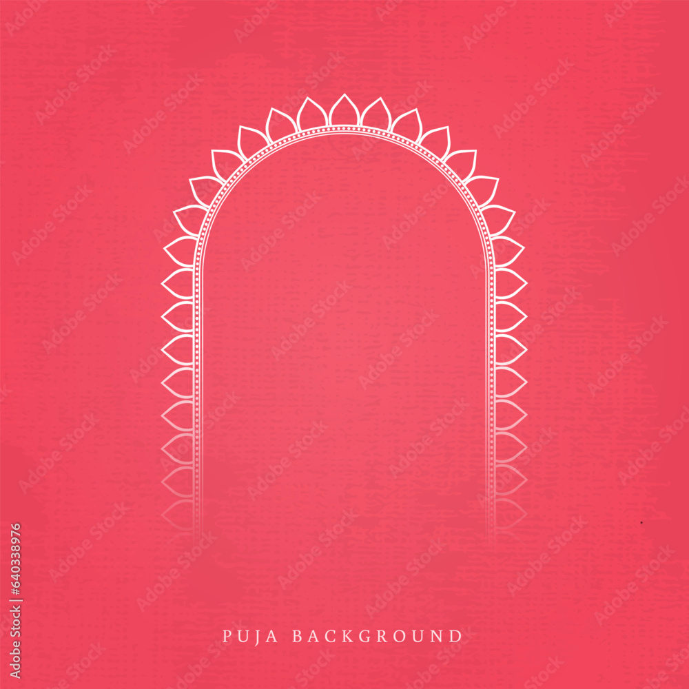 Hindu Festival Durga Puja Border Decorations, Durga Puja Frame, Durga ...
