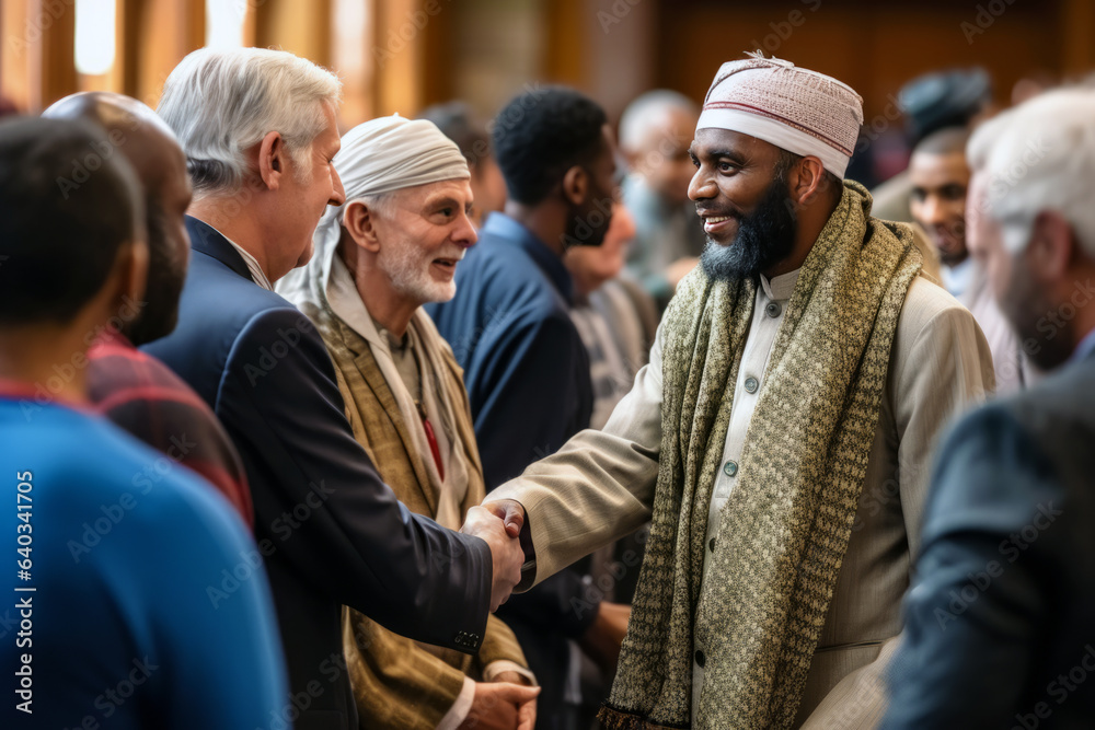 People from diverse religious backgrounds engage in interfaith dialogue ...