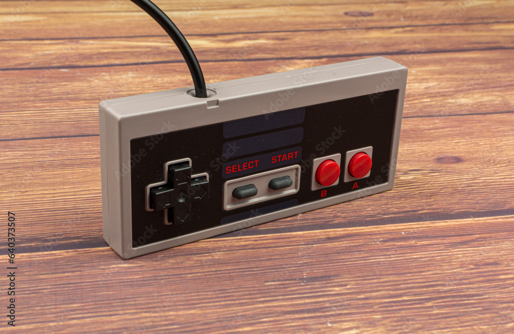 Old NES video game Stock Photo | Adobe Stock