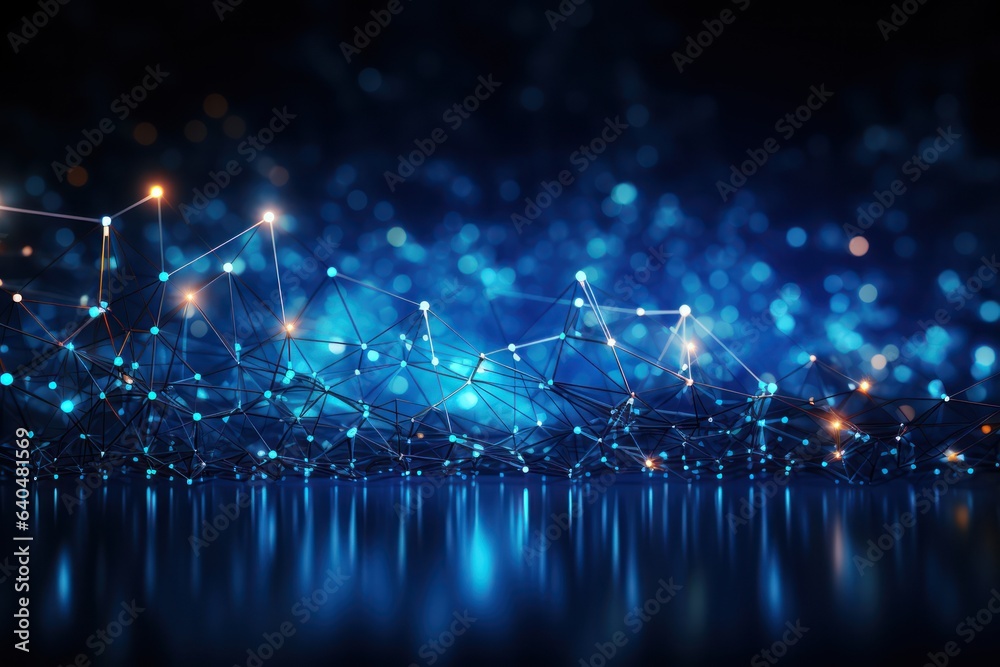 Intricate Web of Fiber Optic Cables Transmitting Data Signals Stock ...