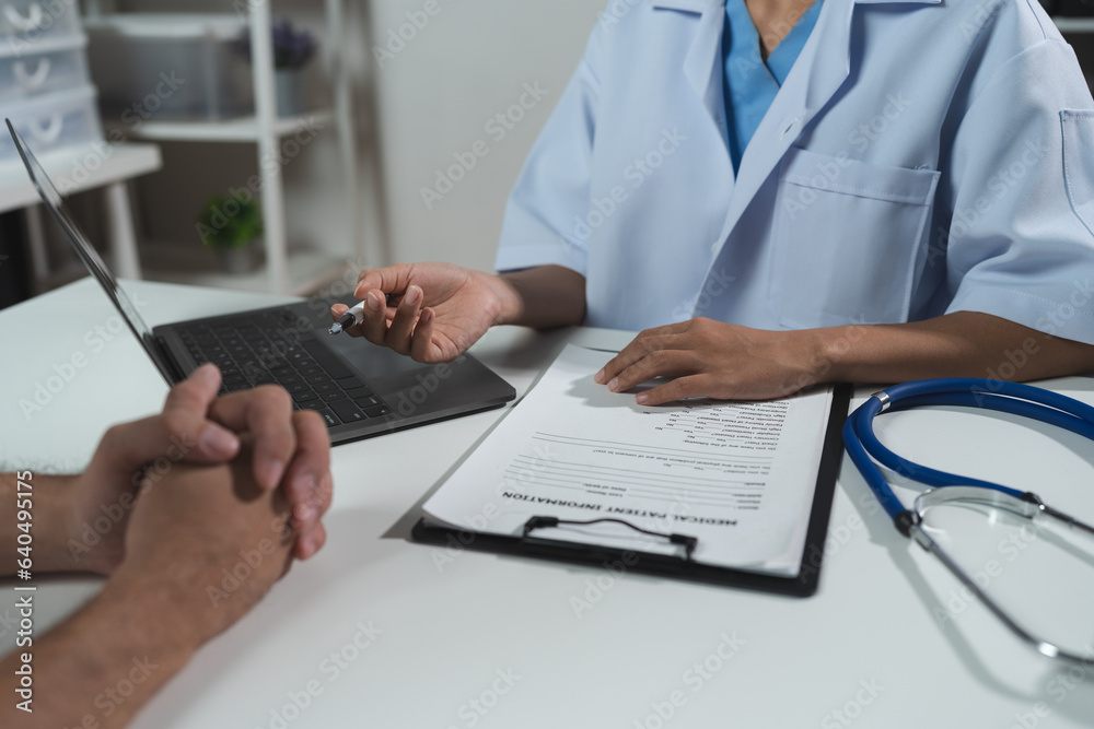 Asian female doctor or medical specialist examining a patient Ask for ...