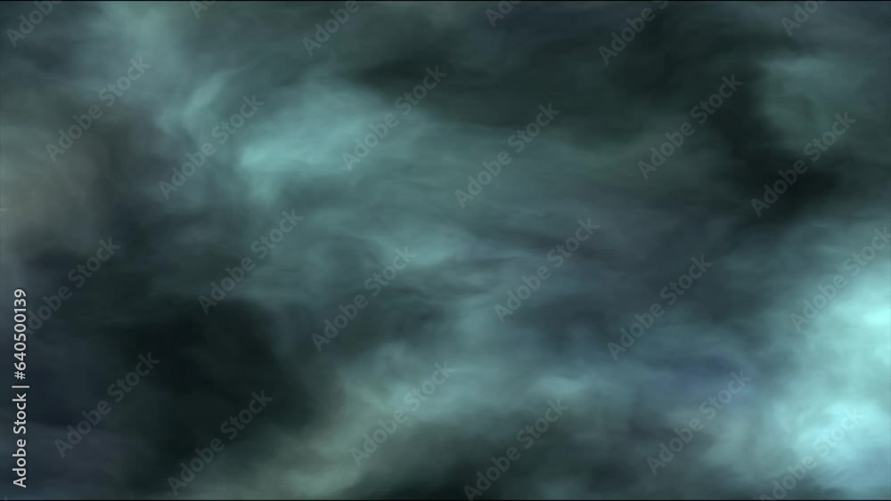 Smokey gas effect over the black background 4K abstract animation Stock ...