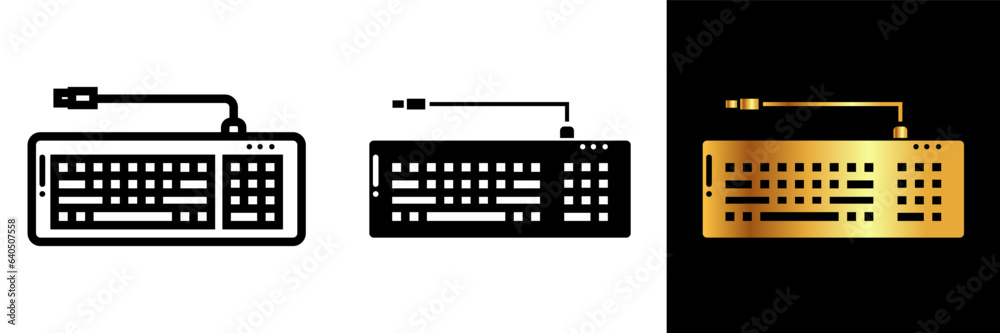 Keyboard Icon, an icon representing a keyboard, symbolizing typing ...