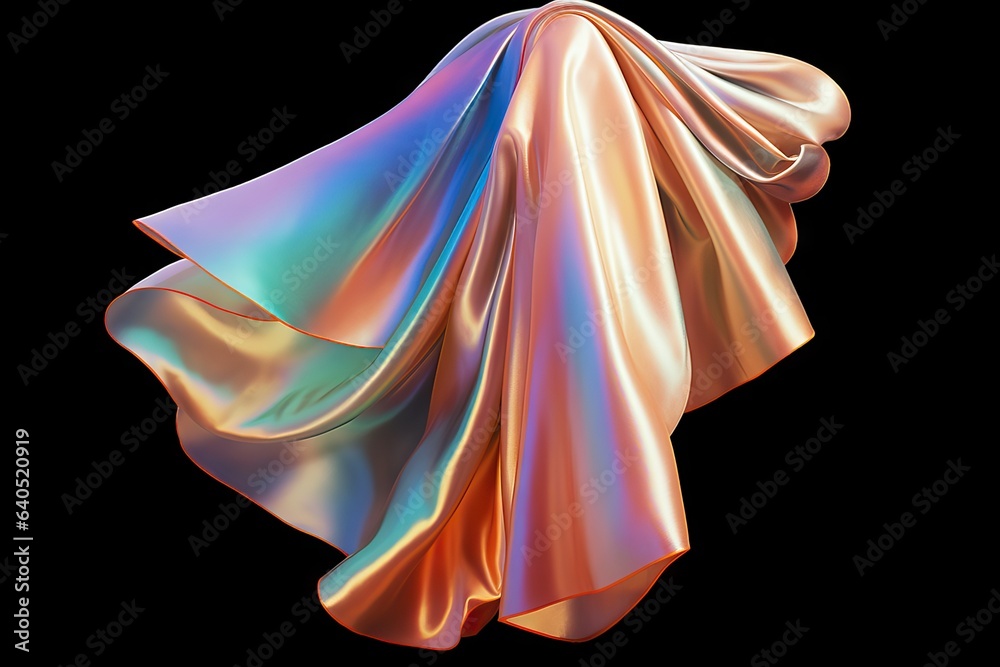 beautiful podium background isolated unveil falling textile ...