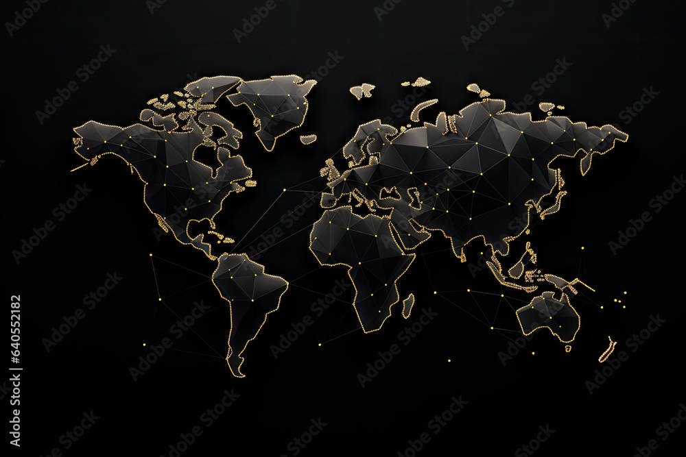 world map blackline master