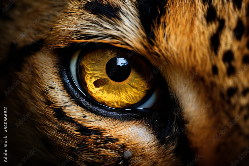 The unwavering gaze signifies nature's food chain, where predators ...