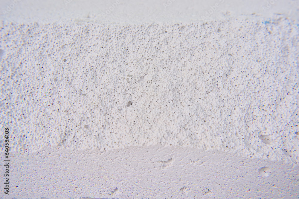 Foam concrete texture, bubbly surface for greater thermal insulation in ...