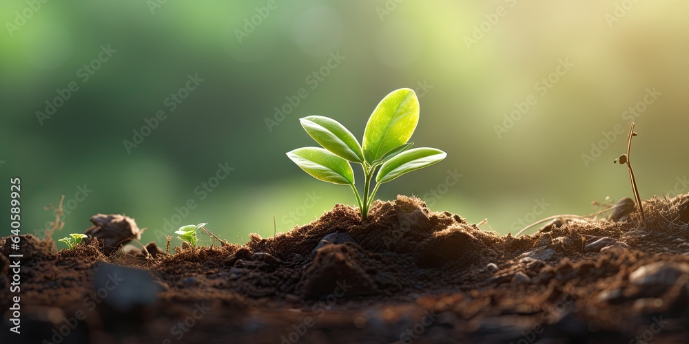From seed to sapling. Nurturing nature promise. Cultivating hope ...