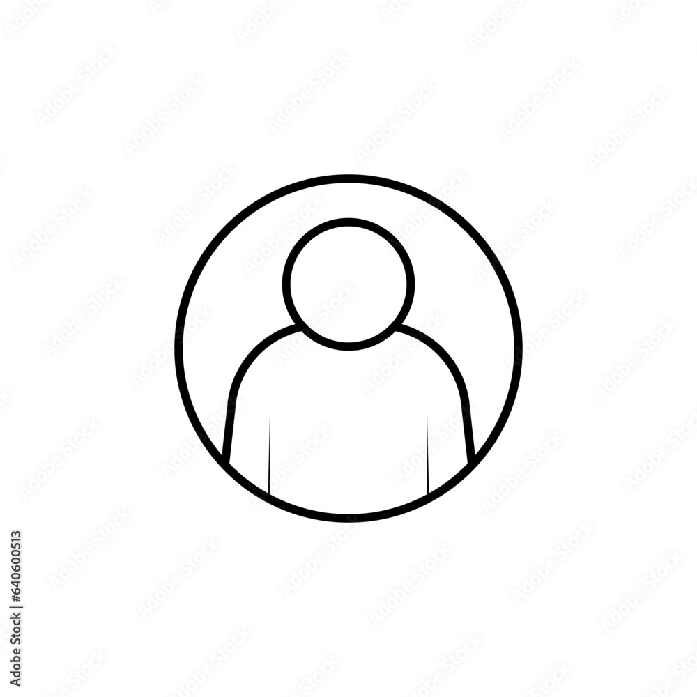 Contact Icon. Contact Person, Personal Symbol - Vector, Applied for ...