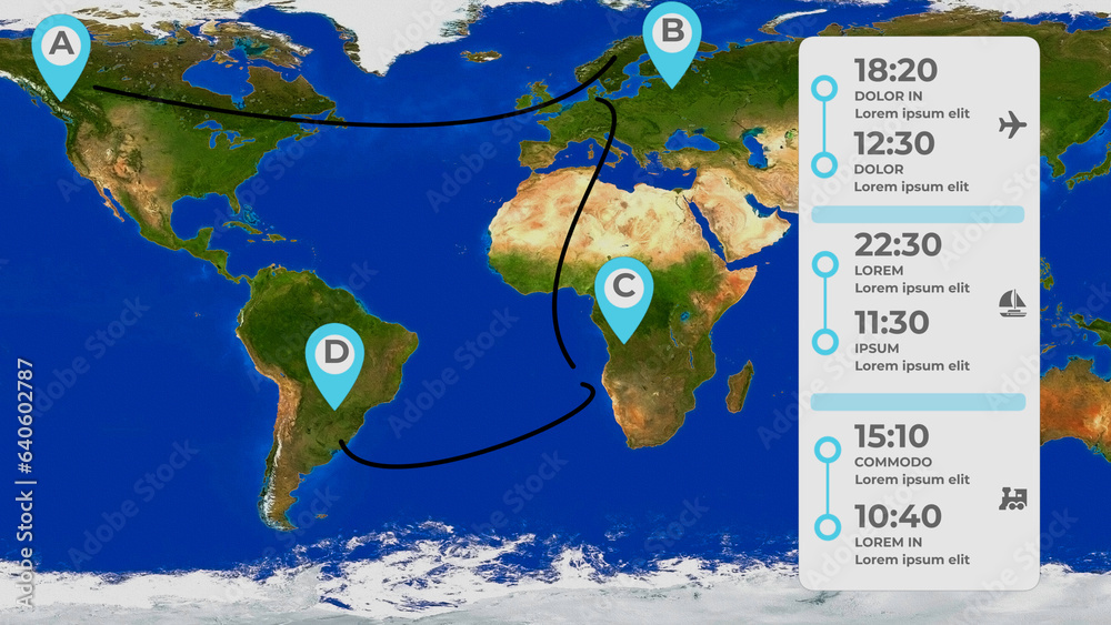 Map Route Animations Stock Template | Adobe Stock Map Route Animations Stock Template | Adobe Stock
