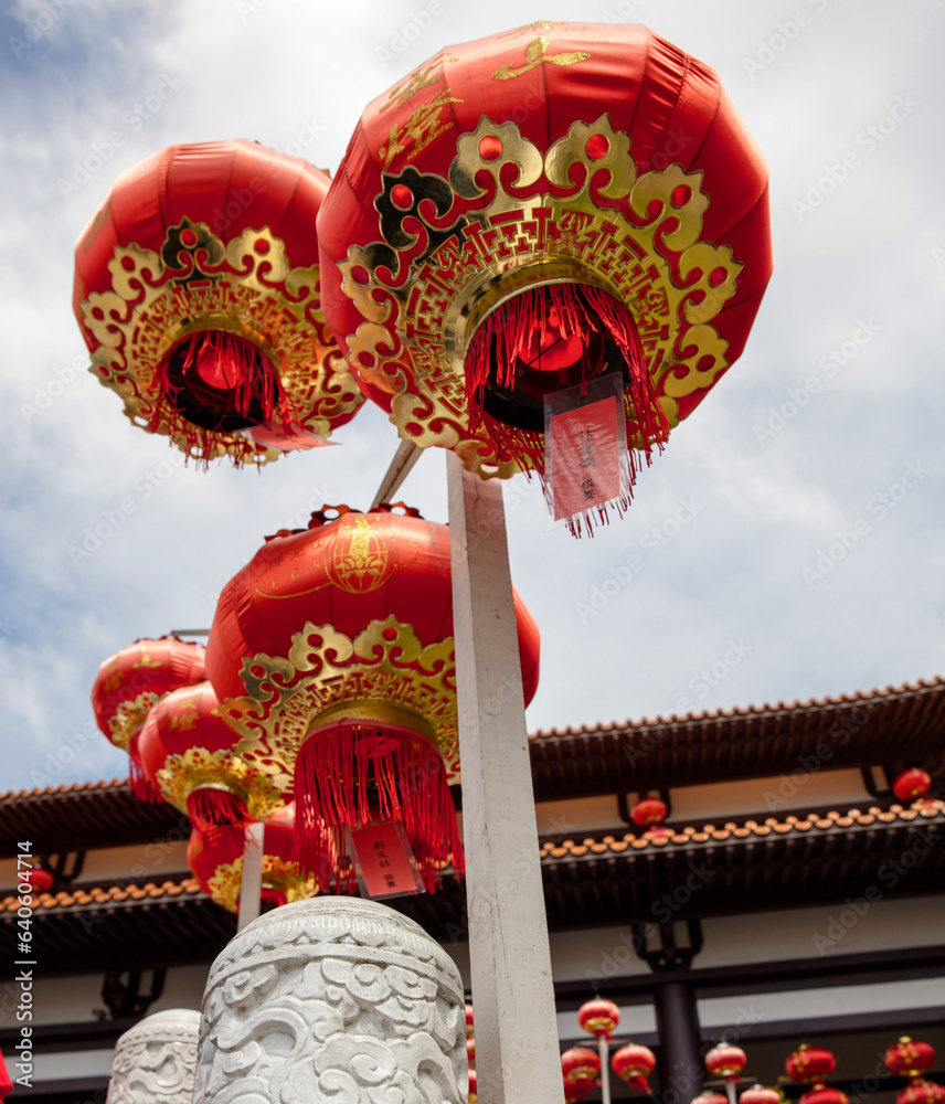 Buddhist temple facade in Cotia, Sao Paulo in Brazil, monk culture ...