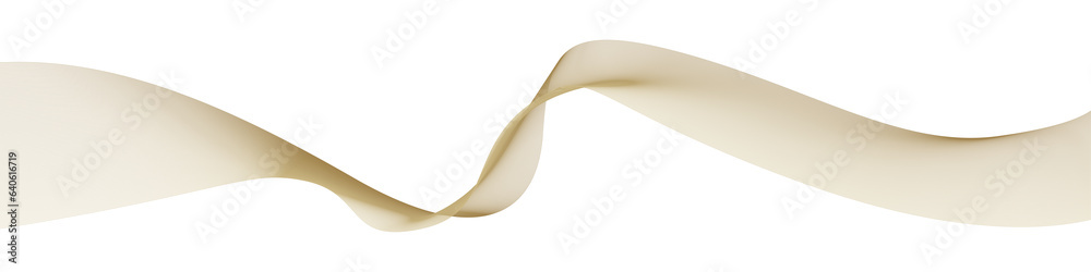 Vector wave dynamic gold lines. Smooth curve Gold gradient color on ...