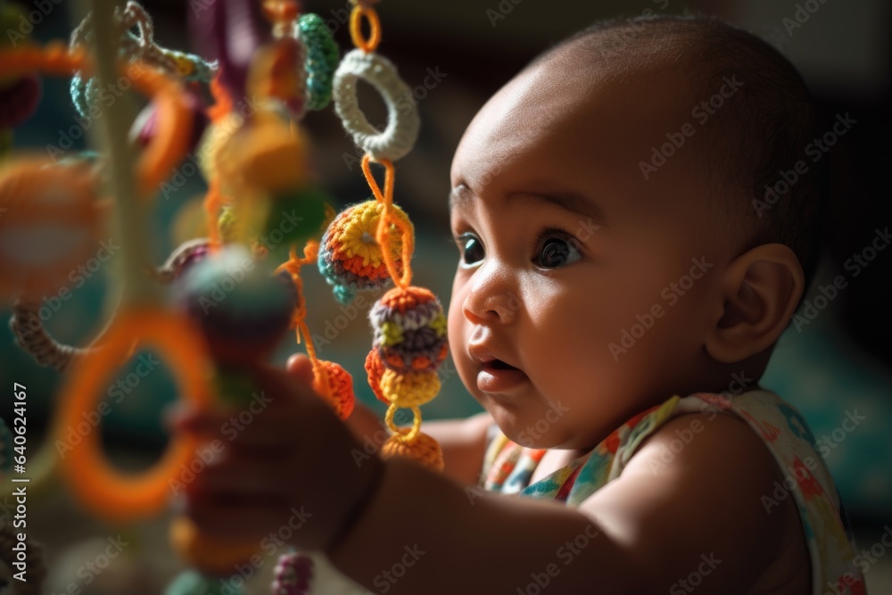 An infant reaching and grabbing toes. Motor skill development ...