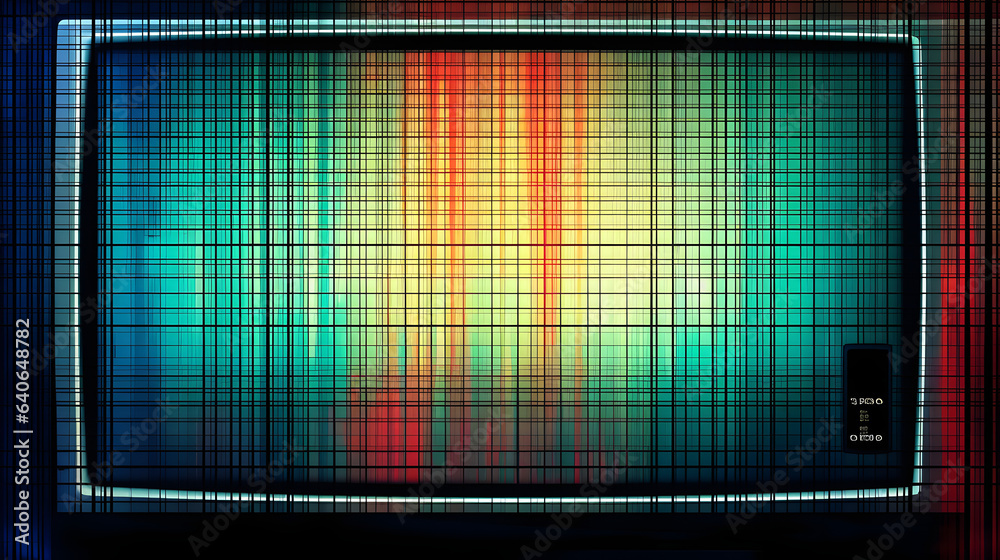 ภาพประกอบสต็อก Vintage TV static signal transmission error transparent ...