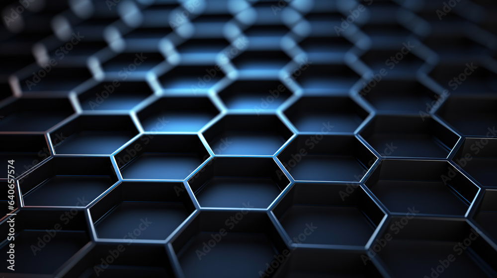 background structure graphene hexagon background carbon black atoms ...