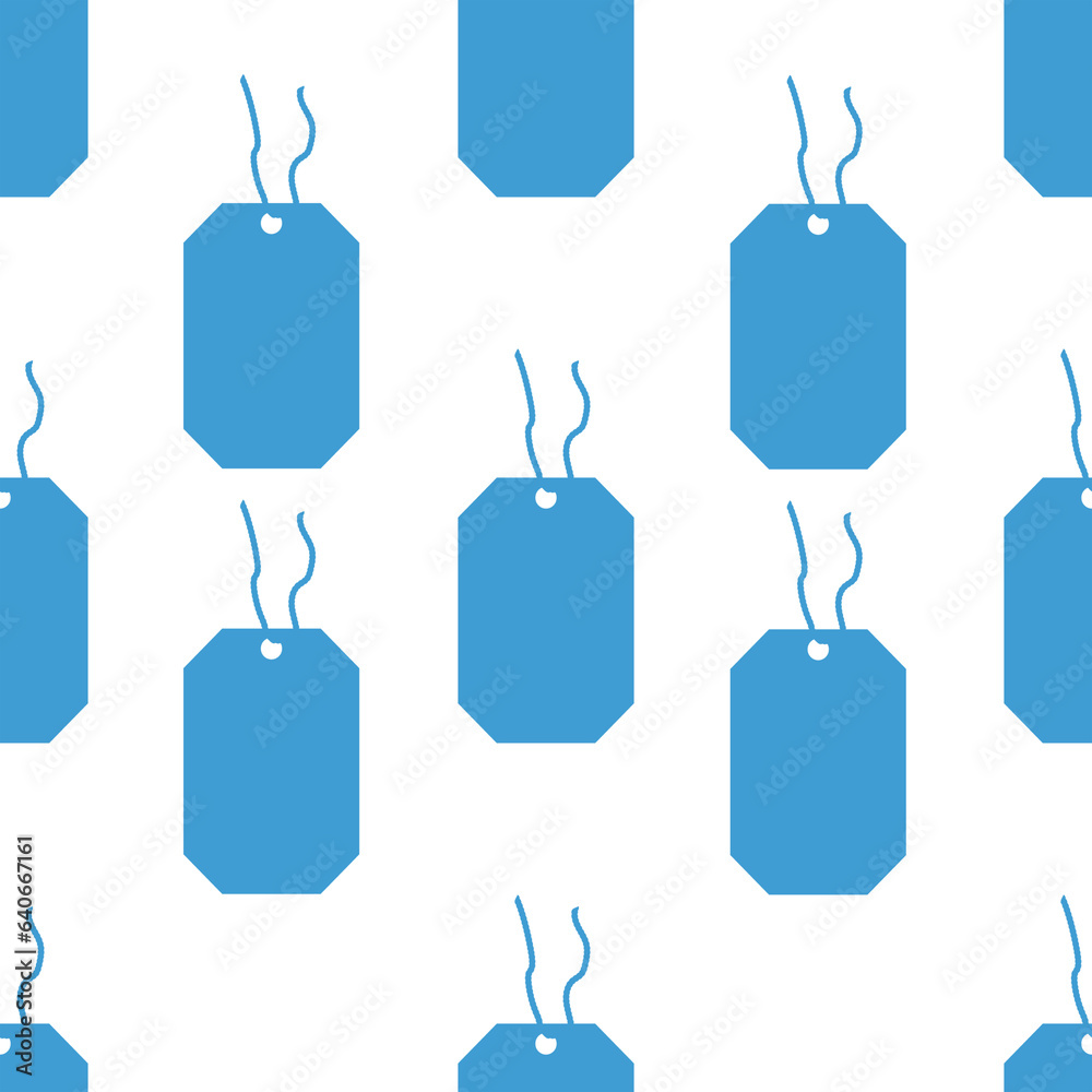 Digital png illustration of blue tag labels repeated on transparent ...