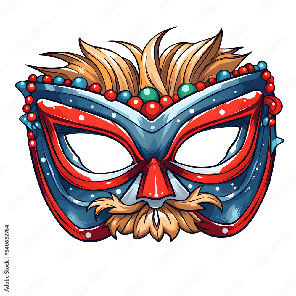 cartoon mask clipart, transparent background Stock Illustration | Adobe ...