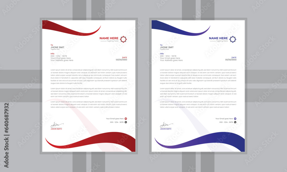 Professional Letterhead design for Company, Business Stationary ...