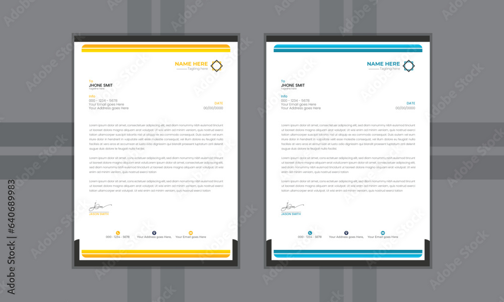 Professional Letterhead design for Company, Business Stationary ...