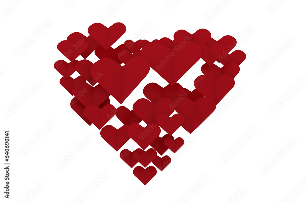 Digital png illustration of heart symbol on transparent background ...