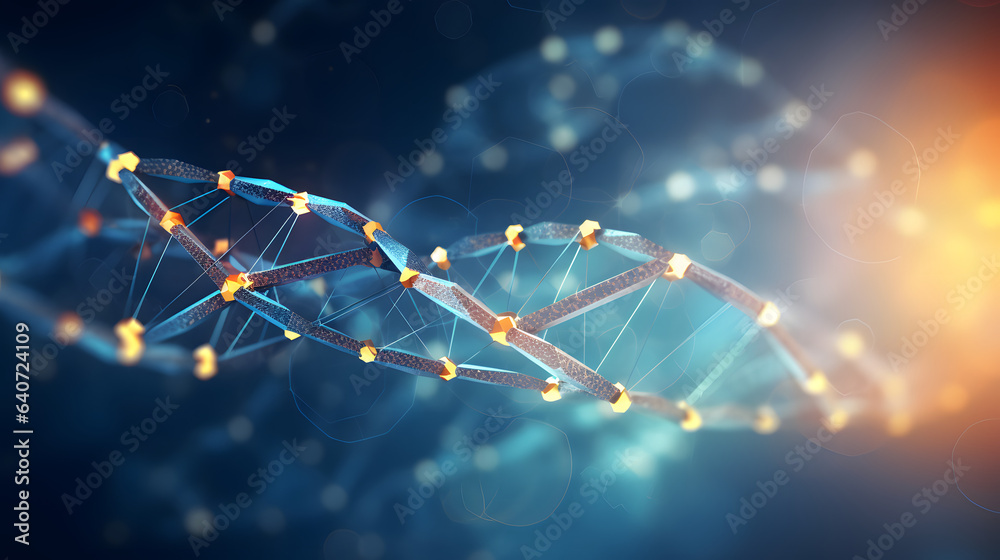 Genetic engineering and molecular structure, hexagon DNA network ...