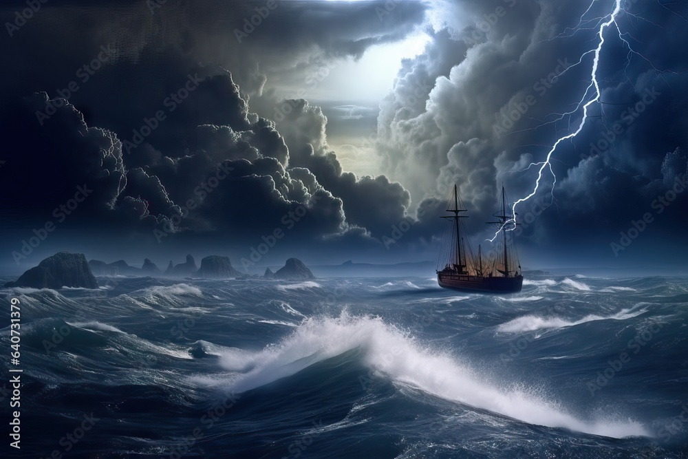 hurricane sea weather heaven sea rain water thunder heaven storm ...