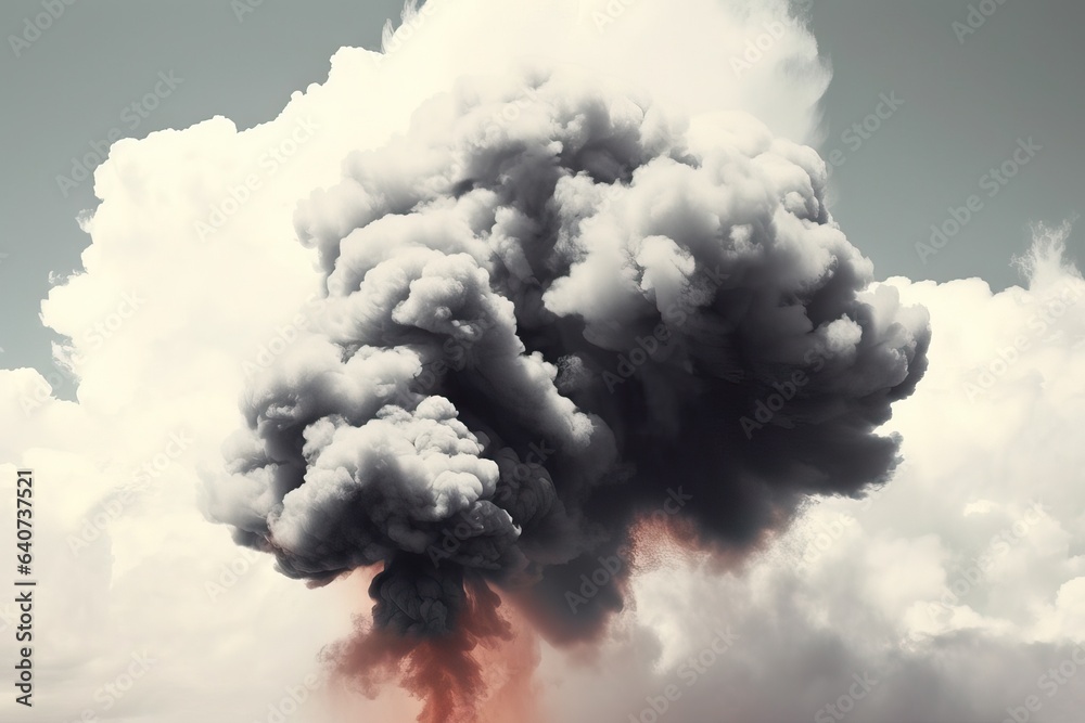 background explosion dark hot flames destruction damage danger ...