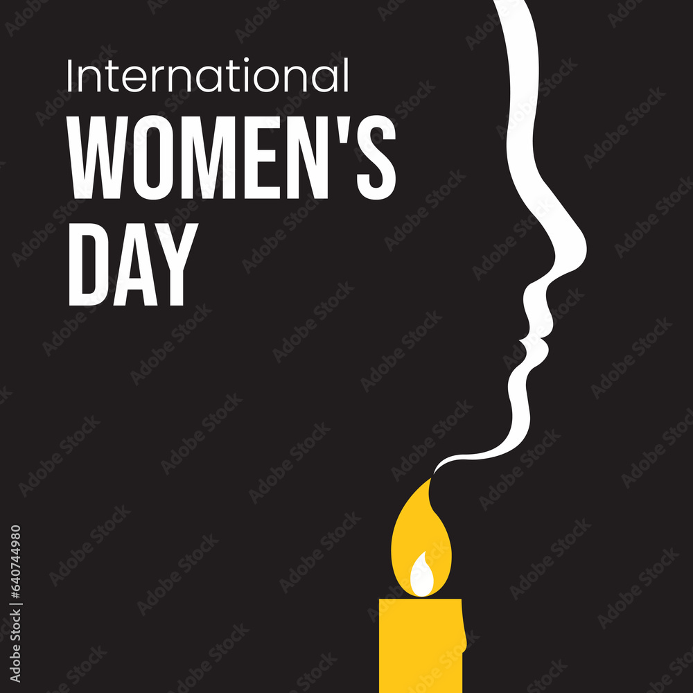 International Womens Day Vector Illustration Gender Equality Women
