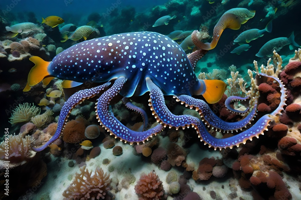 Examine the fascinating abilities and behaviors of octopuses. How do ...