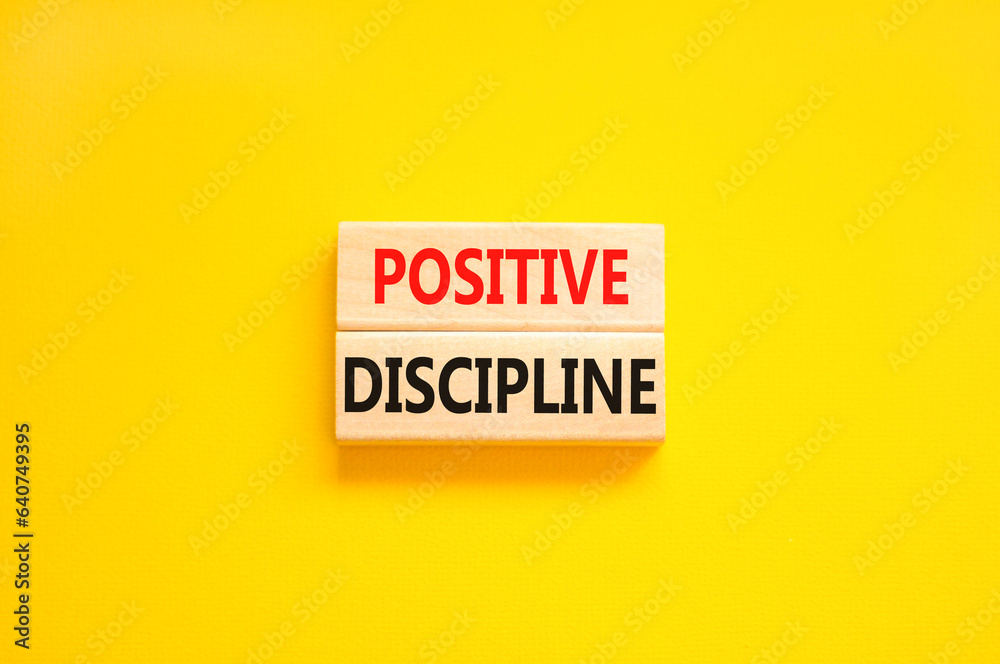 Positive discipline symbol. Concept words Positive discipline on ...