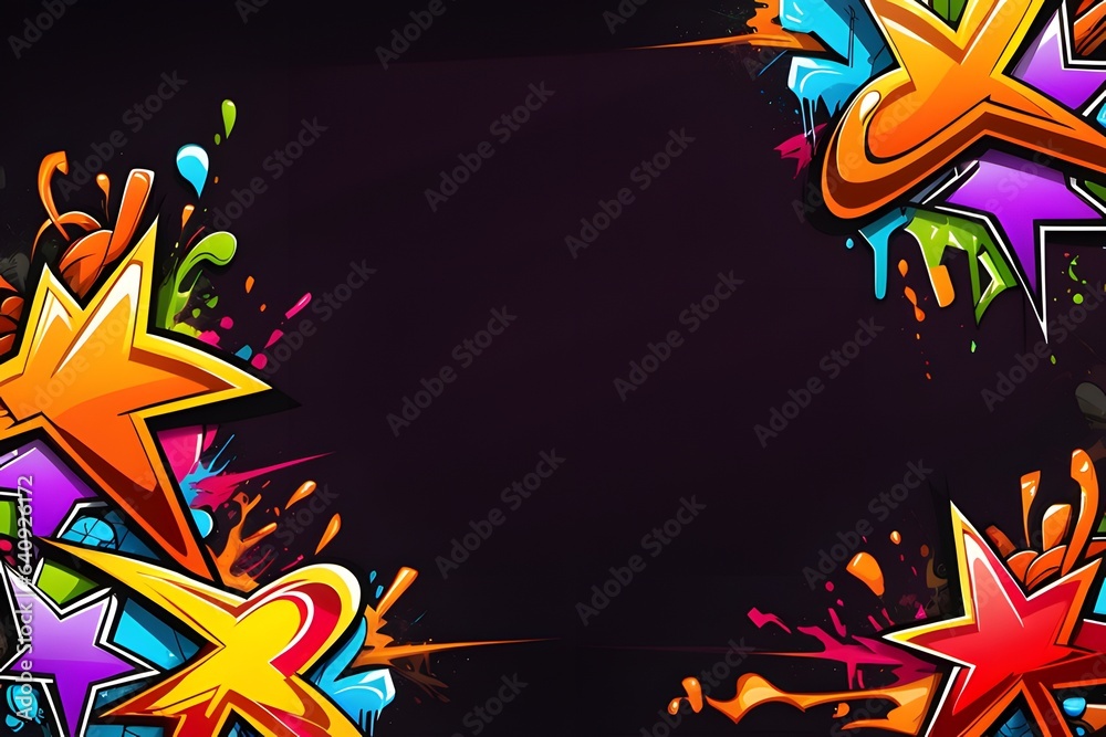 Graffiti Frame Background, Graffiti Border, Graffiti Frame, Graffiti ...